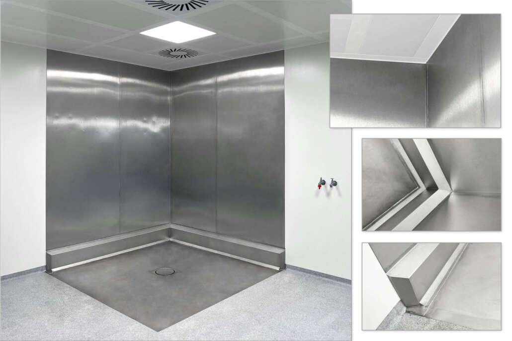 Maintenance-free cleanroom washing area by Glatt Engineering